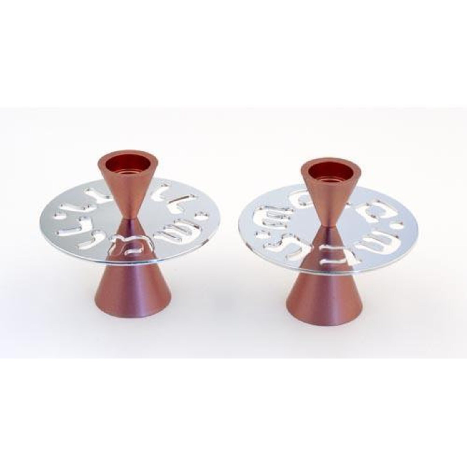 Mini Shabbat Candlesticks Shabbat Shalom Hebrew Blessing - Etsy
