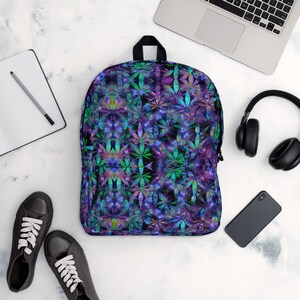 Rainbow Cannabis Festival Backpack - Etsy