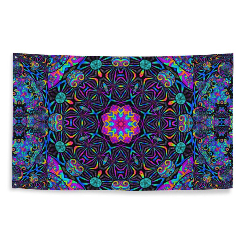 Psychedelic Dimensions Festival Flag - Etsy