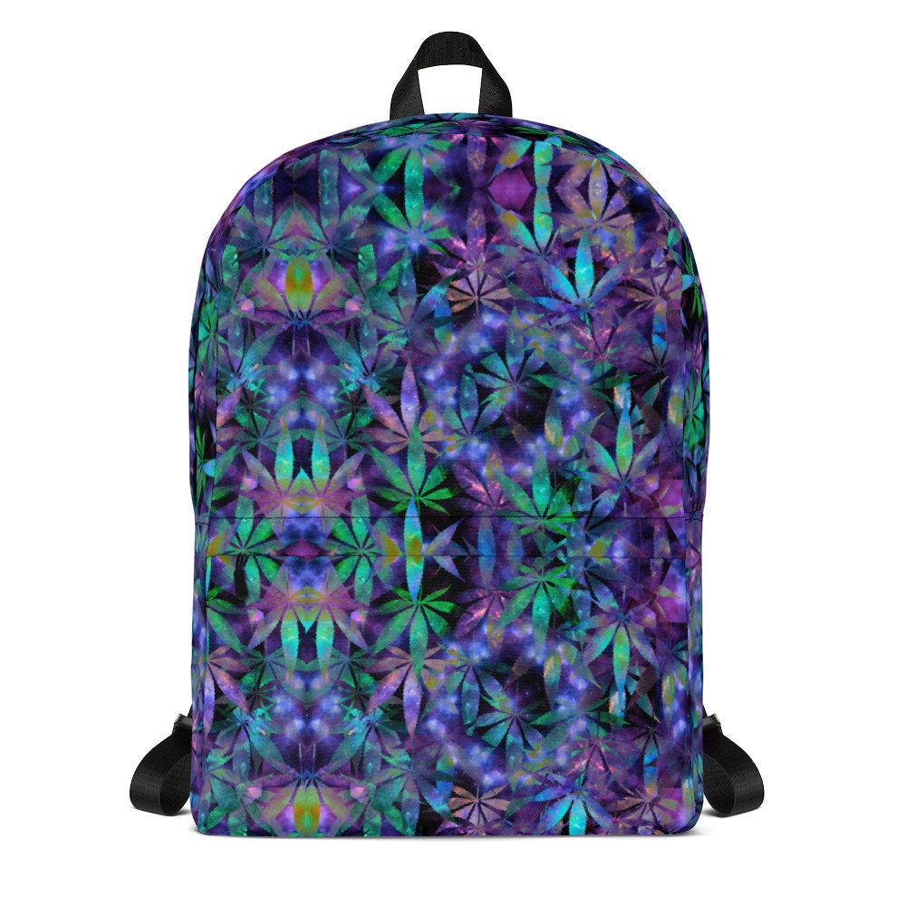 Rainbow Cannabis Festival Backpack - Etsy
