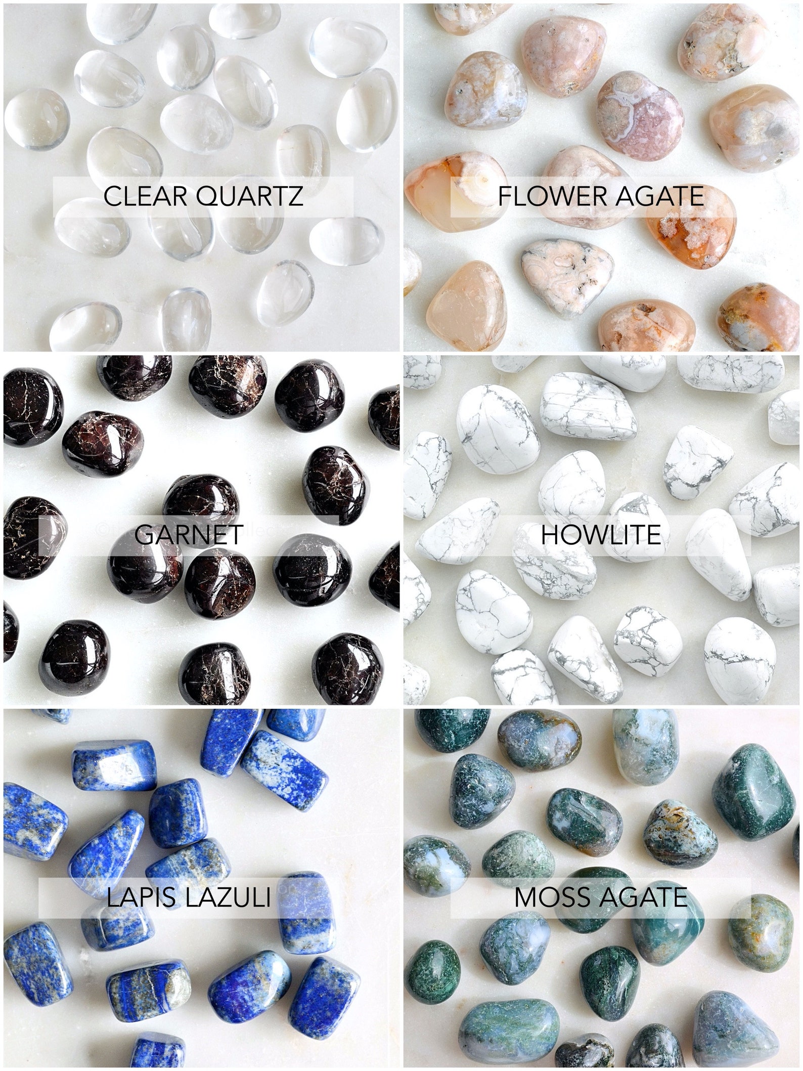 Tumbled Crystals Tumbled Stones Tumbles Tumbled Gemstones | Etsy