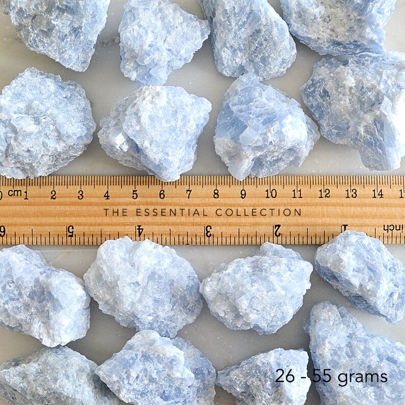 BLUE CALCITE RAW Rough Crystal Natural Gemstones Crystals - Etsy Australia
