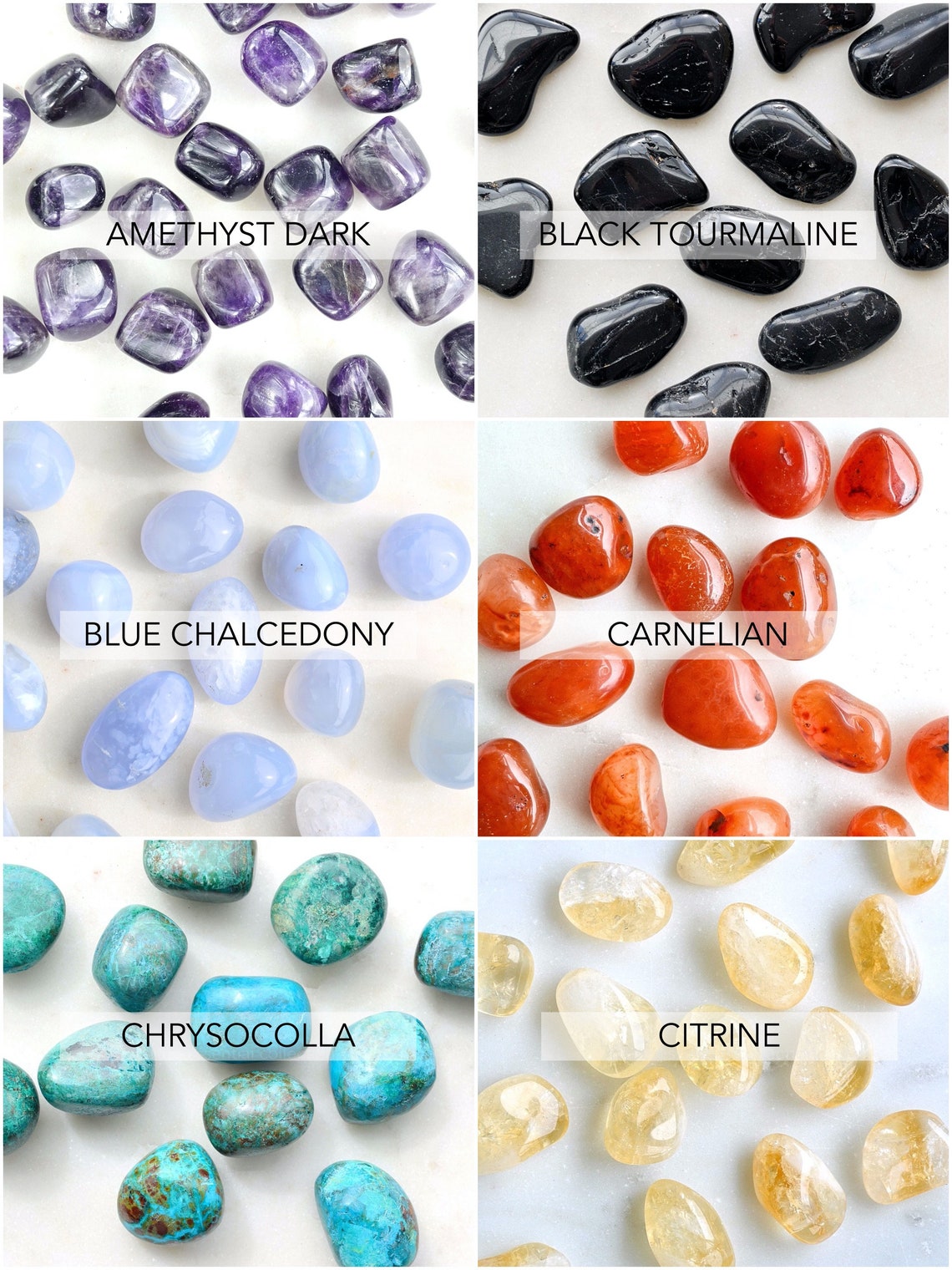 Tumbled Crystals Tumbled Stones Tumbles Tumbled Gemstones | Etsy