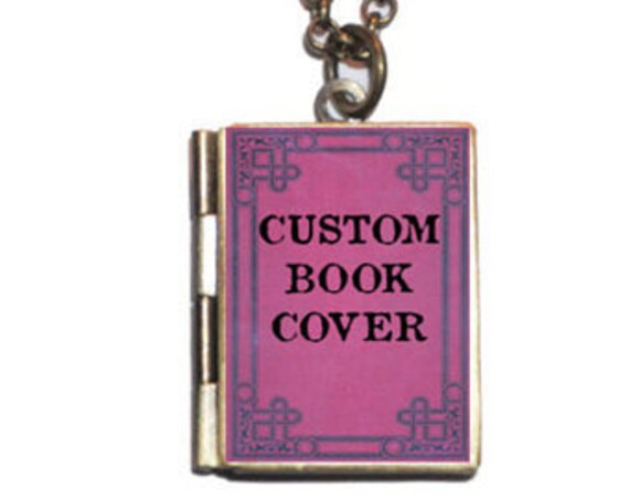 CUSTOM Book Locket FULLY CUSTOMIZABLE Family Photos | Etsy