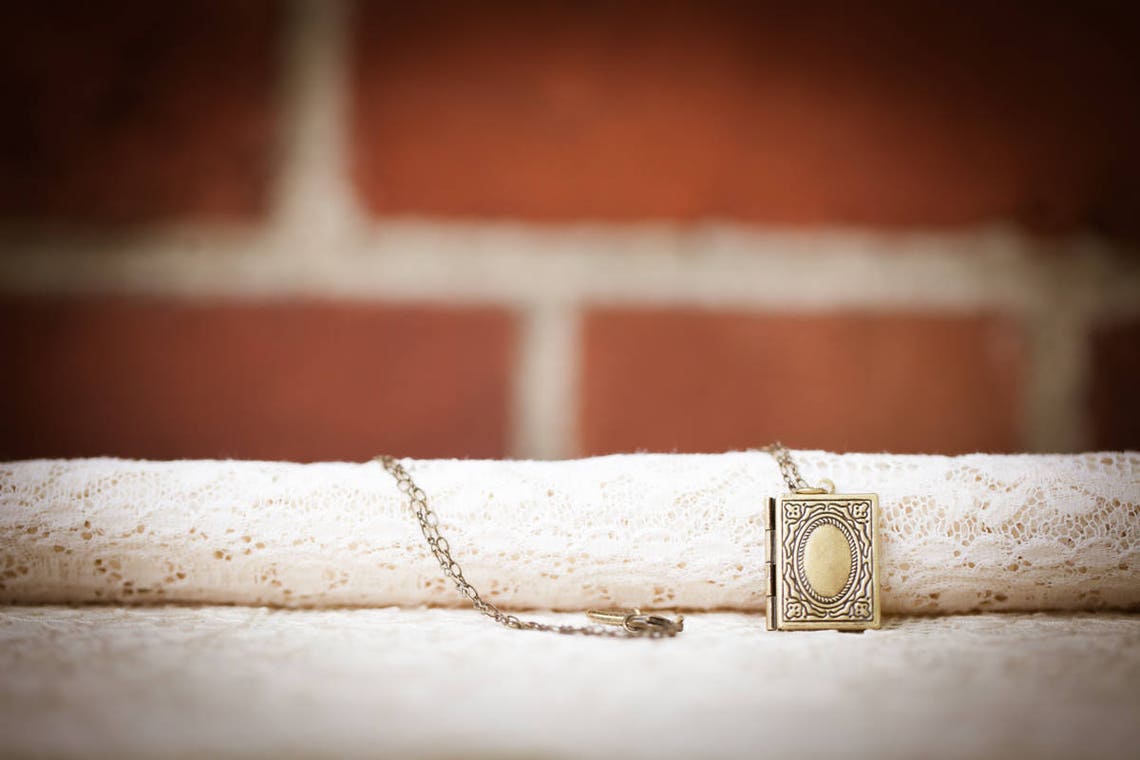Book Locket With Book Cover of Your Choice! - Etsy