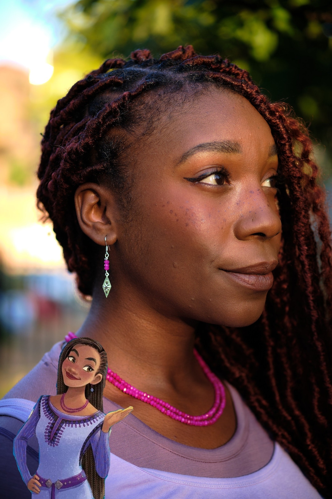 Asha From Wish: Inspired Necklace and Earrings Set - Etsy