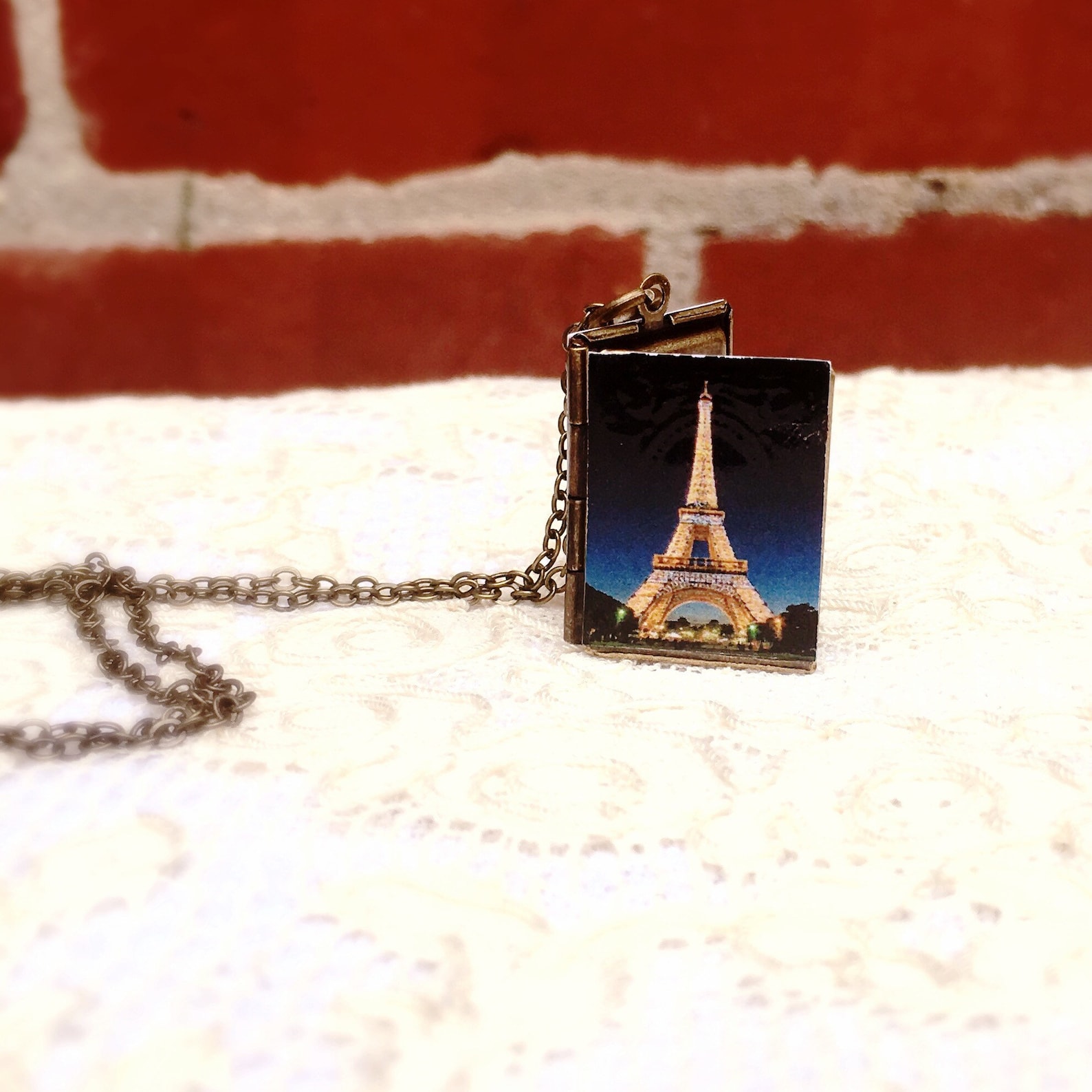 CUSTOM Book Locket FULLY CUSTOMIZABLE Family Photos | Etsy