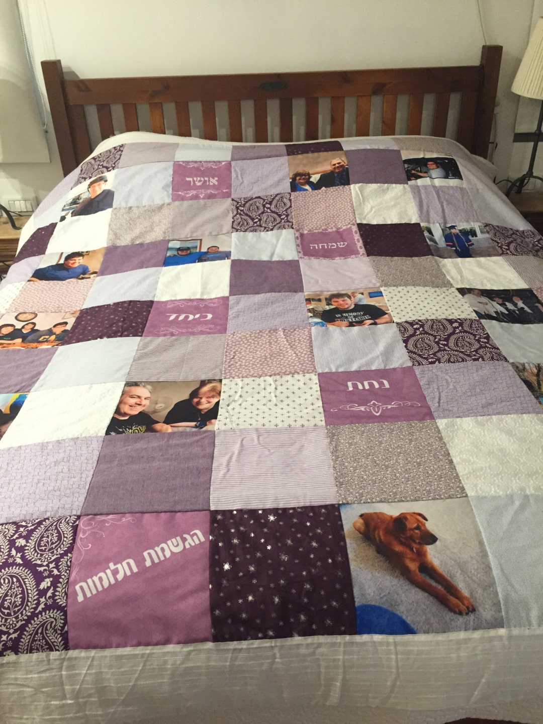 Graduation Gift.high School Graduation.photo Quilt,memory Photo Quilt ...