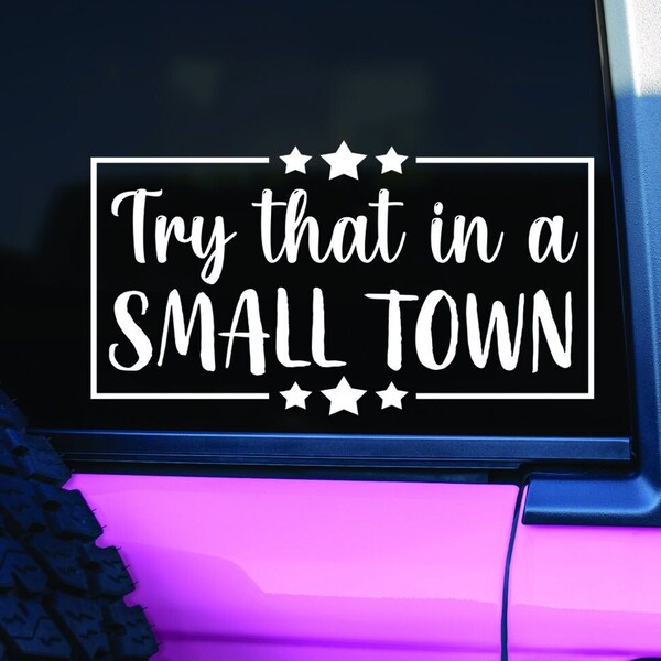 Try That in a Small Town Hat - Etsy