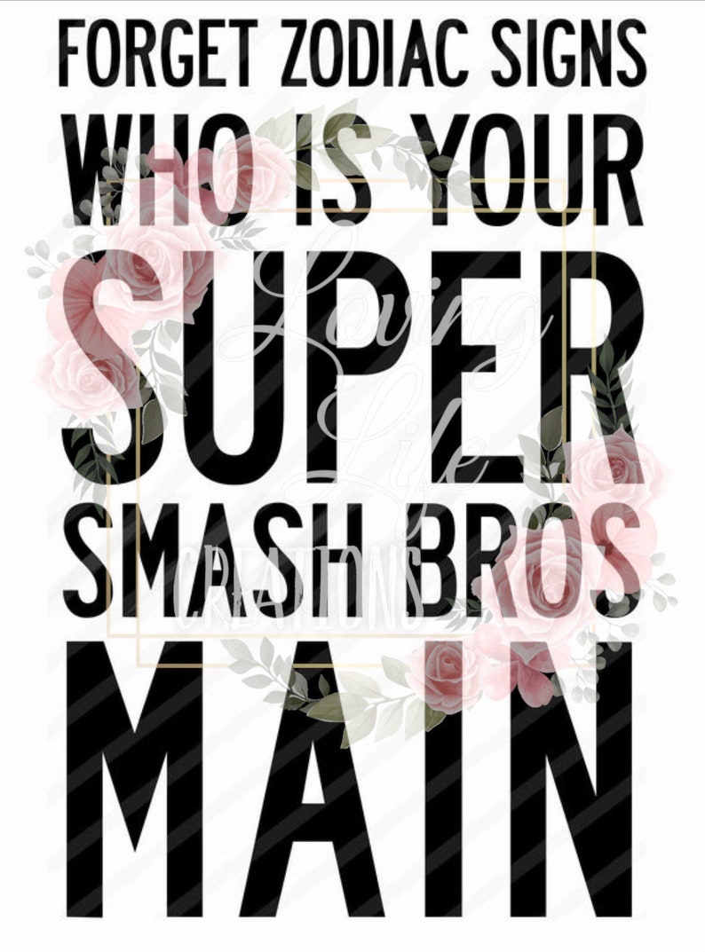 Super Smash Bros Main SVG Instant Download - Etsy