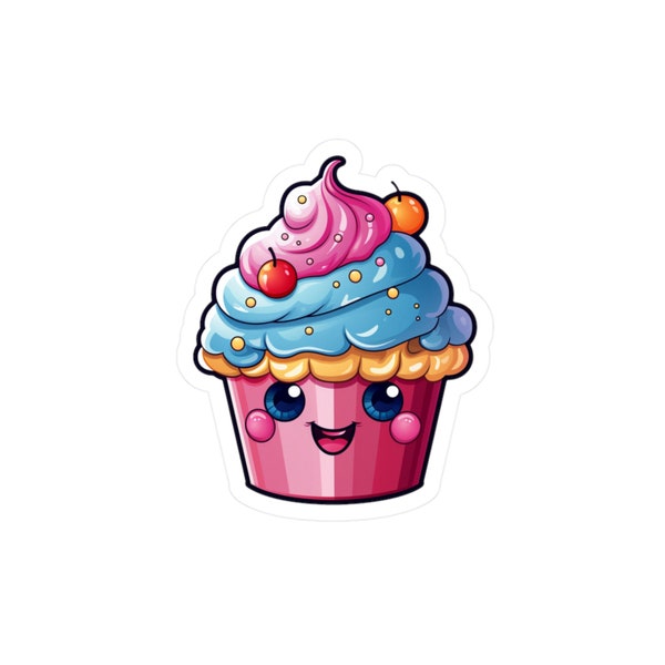 Cupcake Stickers - Etsy