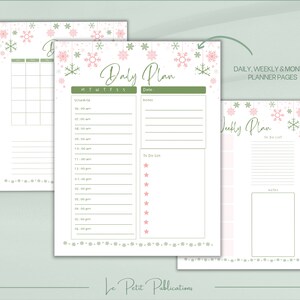 Boho Christmas Planner Printable, Holiday Planner, Gift Budget Planner ...