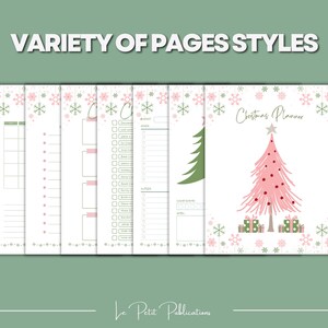 Boho Christmas Planner Printable, Holiday Planner, Gift Budget Planner ...