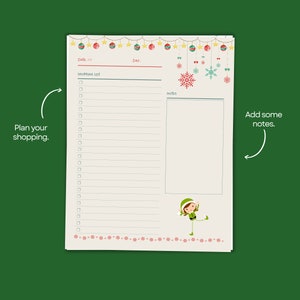 Christmas Planner Printable, Holiday Planner, Christmas Gift, Shopping ...