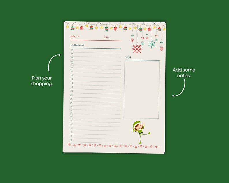 Christmas Planner Printable, Holiday Planner, Christmas Gift, Shopping ...