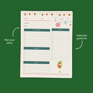 Christmas Planner Printable, Holiday Planner, Christmas Gift, Shopping ...