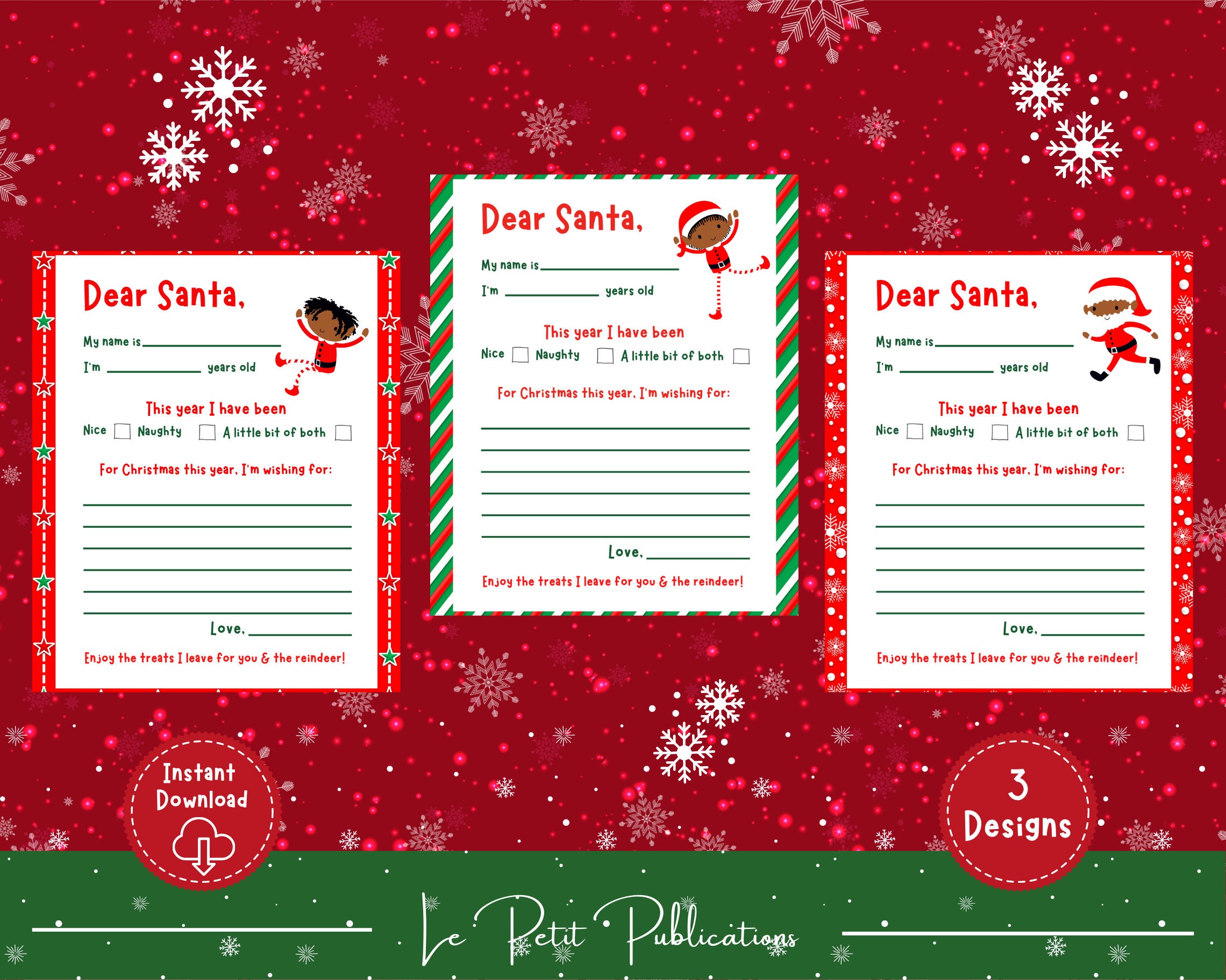 Letter to Santa Letter Santa Letter Dear Santa Letter Kids - Etsy