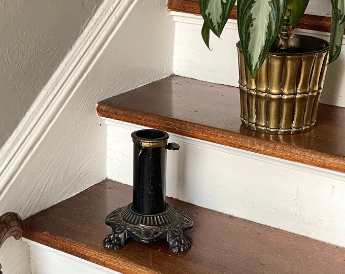 Fabulous Antique Cast Iron Tree Stand - Etsy