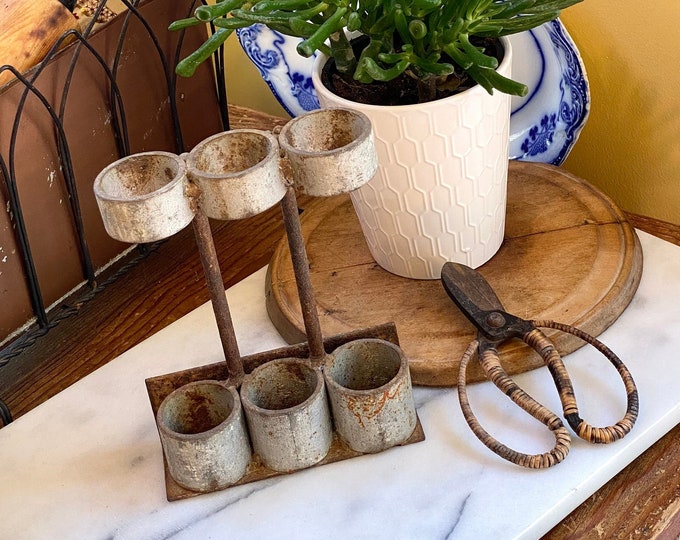 Fabulous Antique Cast Iron Display Piece Brush Holder Tree Stand ...