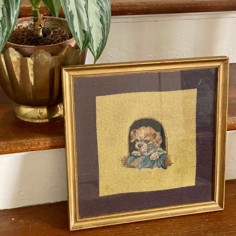 Dog Needlepoint - Etsy