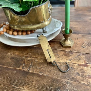 Fabulous Brass Antique Forschner's Hanging Kitchen Scale Cottage ...
