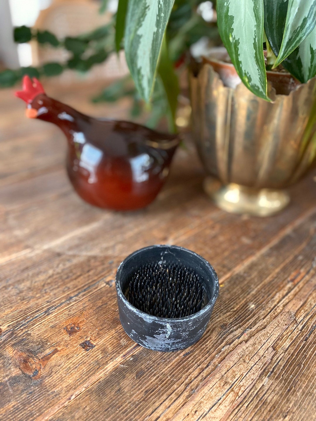 Fabulous Iron Flower Frog Classic Piece to Make Arrangements Fabulous ...