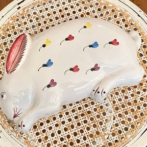 Adorable Italian Rabbit Wall Decor or Shelfie - Etsy