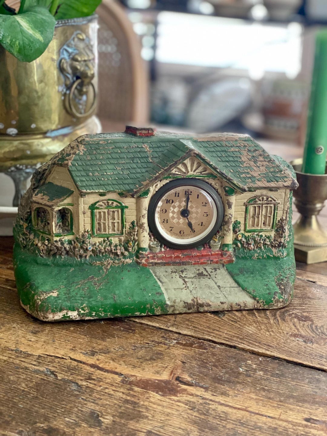Vintage Deluxe Bungalow Clock Cottage Core Treasure! - Etsy