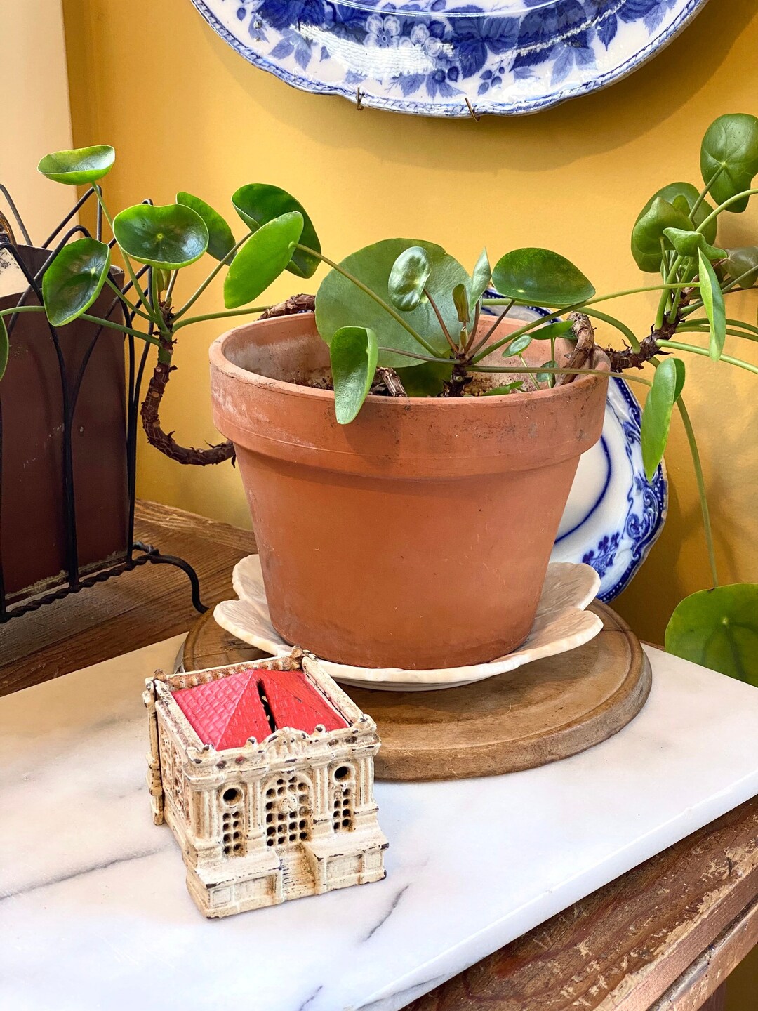 Antique Cast Iron House Bank Beautiful Shelfie or to Use Would Make a ...