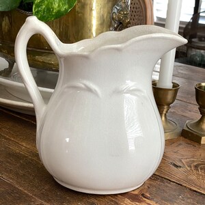 Magnificent English Ironstone Pitcher European Farmhouse Kitchen - Etsy