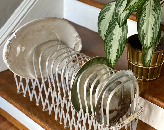 Magnificent Expandable Metal Plate Rack - Etsy