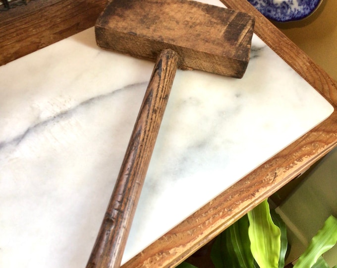 Handmade Wood Mallet Antique Kitchen Decor Gold! - Etsy