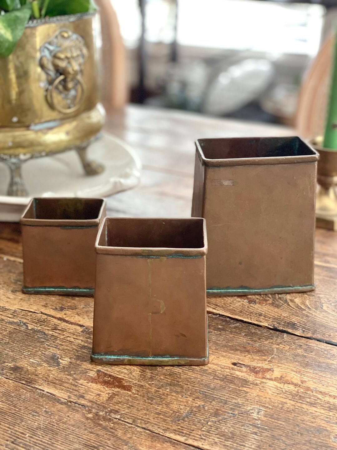 Vintage Solid Copper Molds - Set of 3 - Etsy