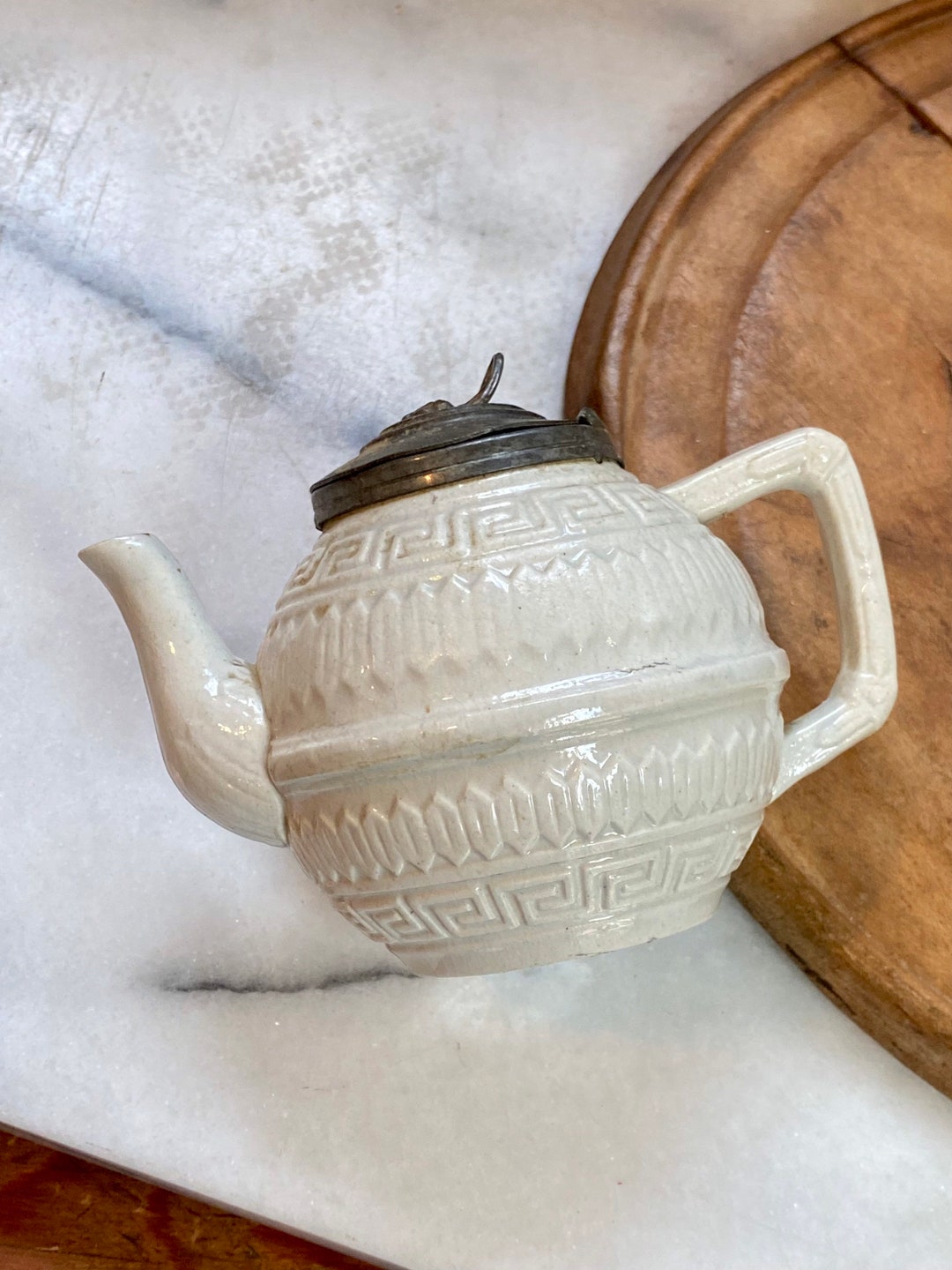 Fabulous Antique English Victorian Salt Glaze Stoneware Cream Pitcher ...