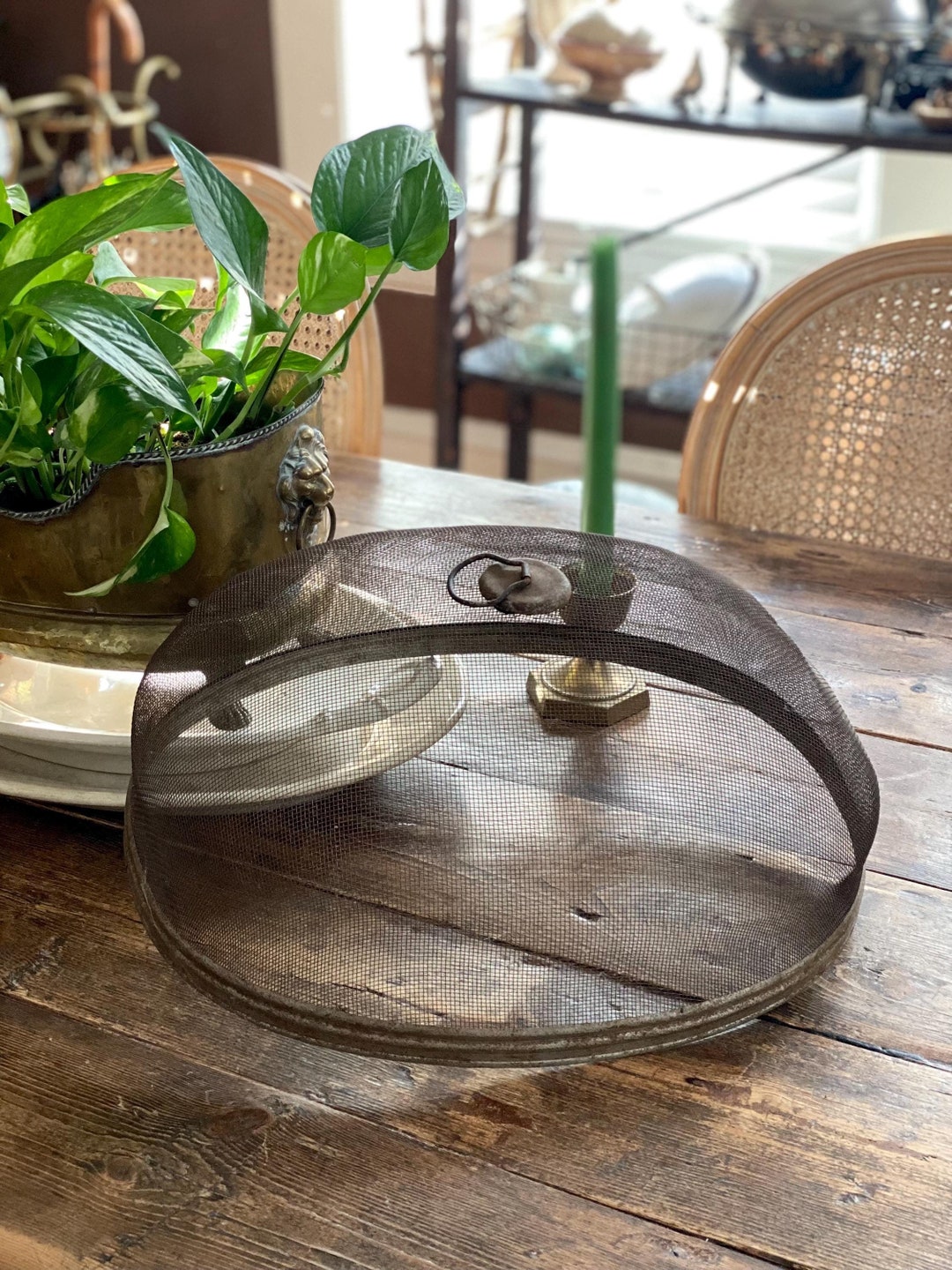 Extra Large Vintage English Wire Cloche Add Instant Style Wherever You ...