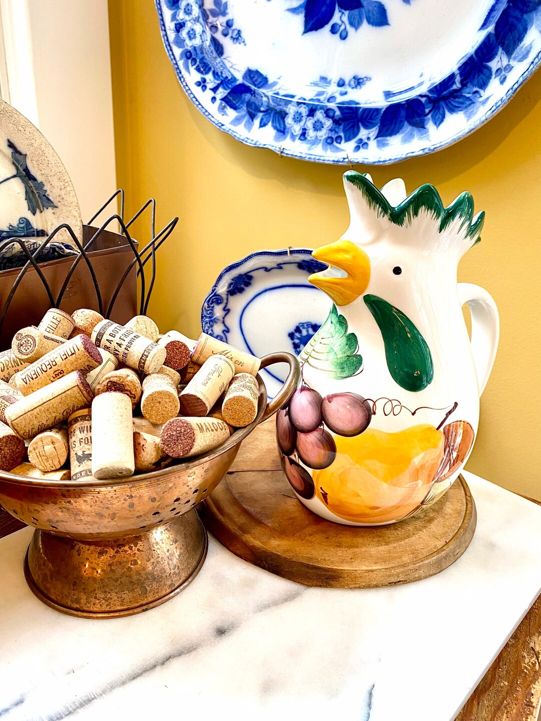 Large Italian Chicken Pitcher Perfect for Porch Parties or Brunch ...