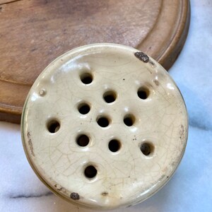 Gorgeous Antique Pottery Flower Frog Precious Shelfie Even When Not Being Used - Etsy