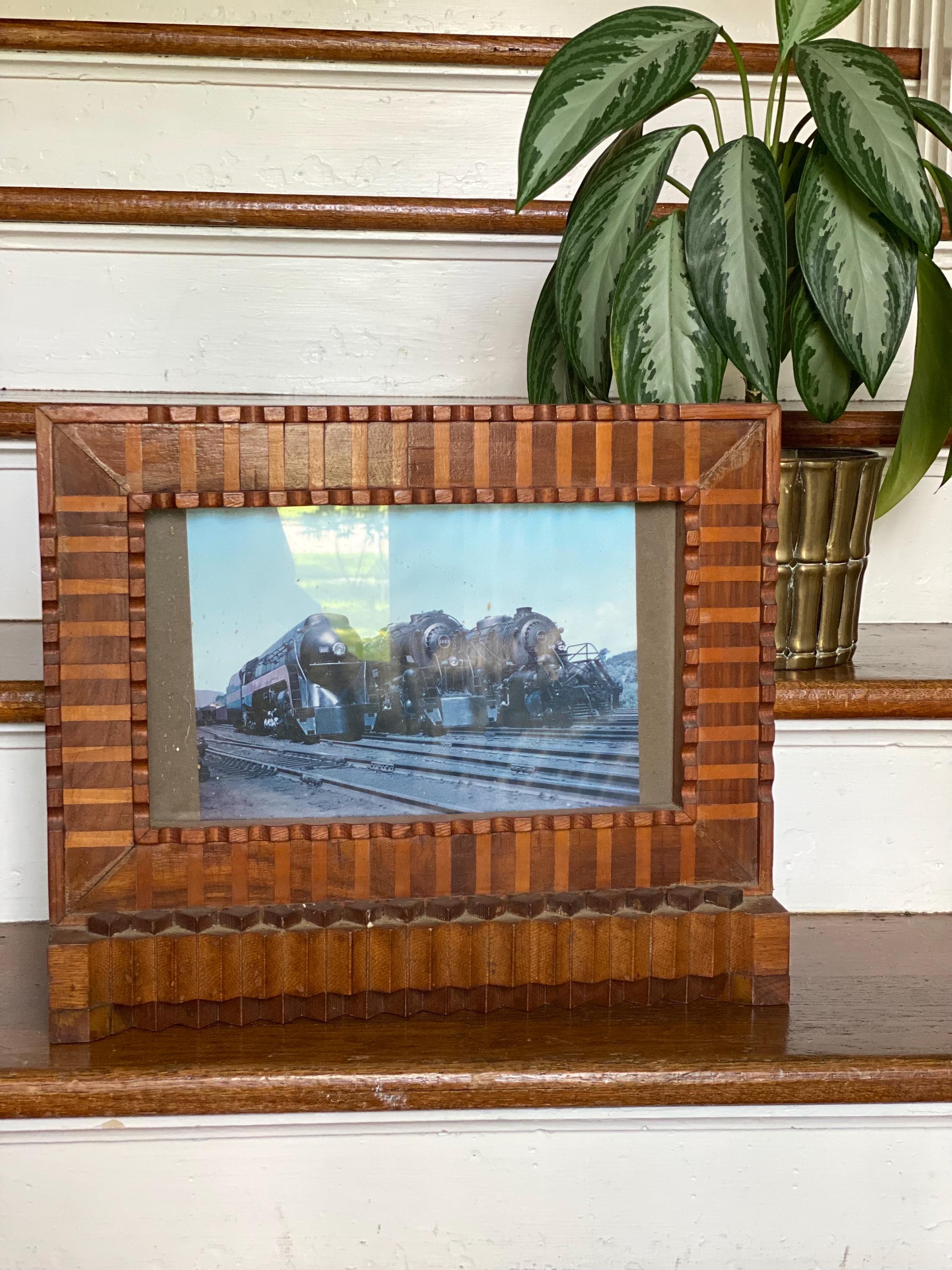 Large Magnificent Folk Art Handmade Adirondack Frame so Incredibly ...