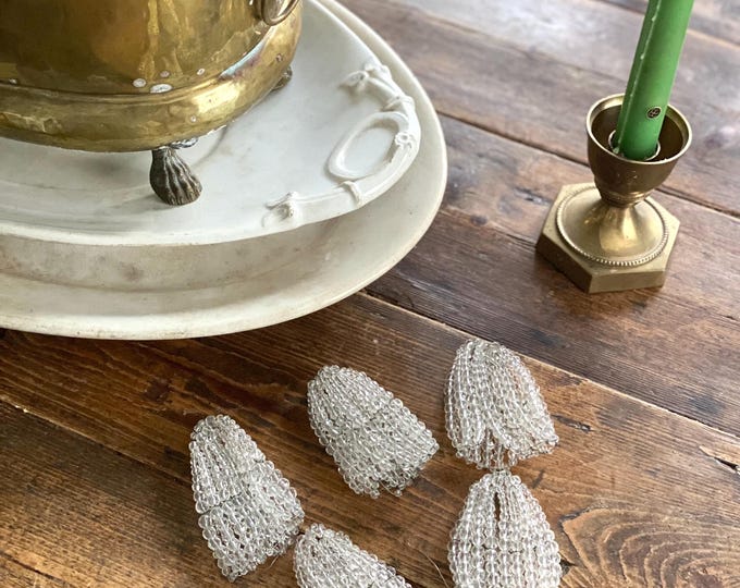 Spectacular Set of 5 Antique Glass Bulb Covers - Etsy