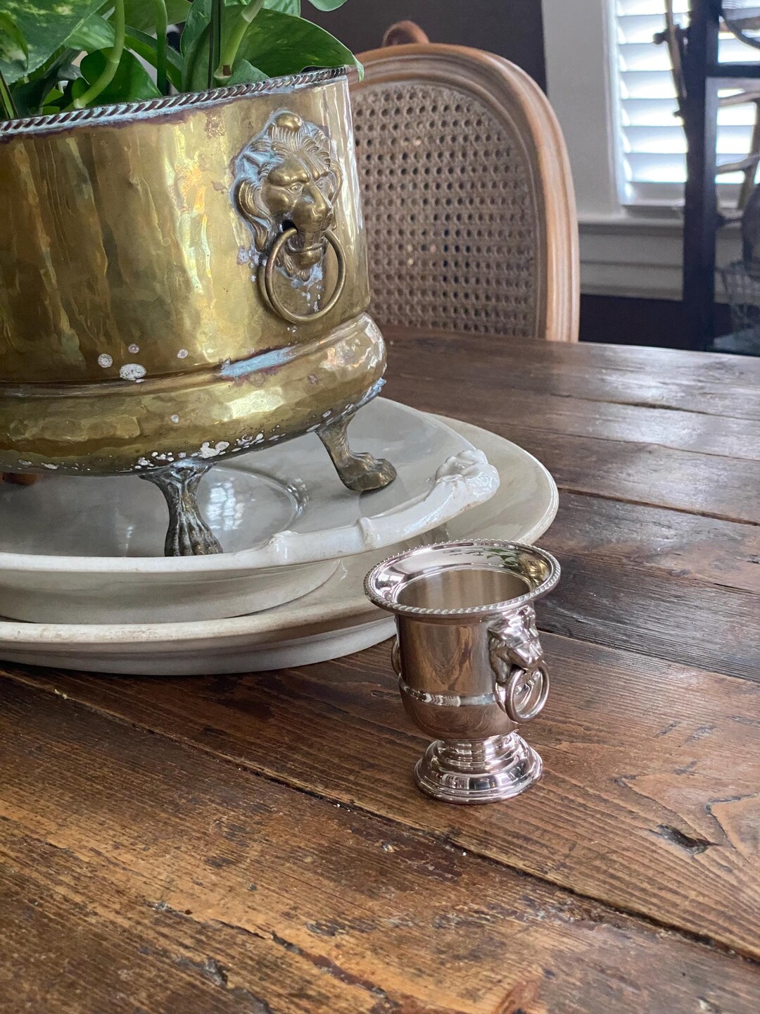 Adorable Lion Head and Rings Urn Style Toothpick Holder - Etsy