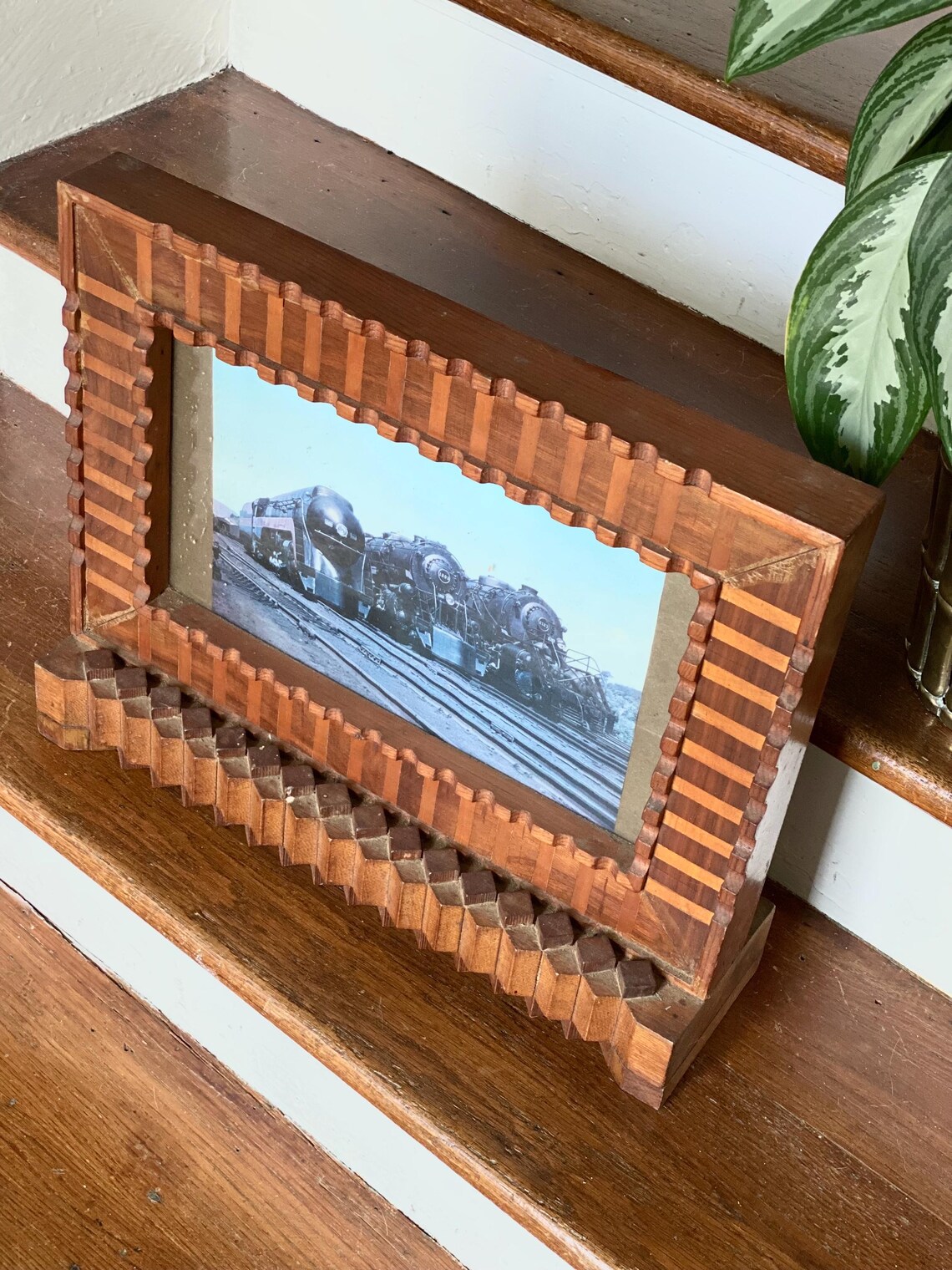 Large Magnificent Folk Art Handmade Adirondack Frame so Incredibly ...
