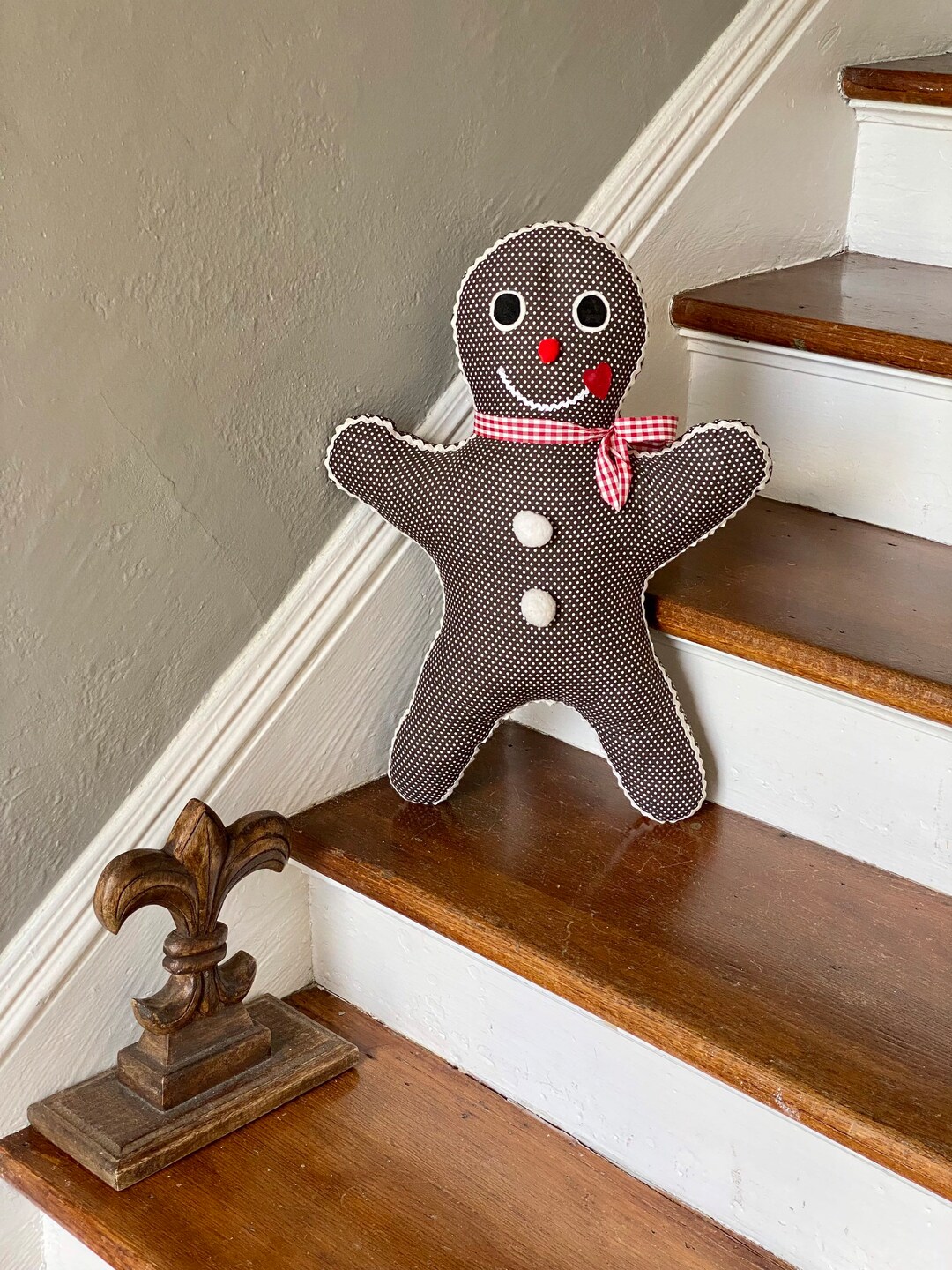 Adorable Handmade Gingerbread Man That Sweet Face - Etsy