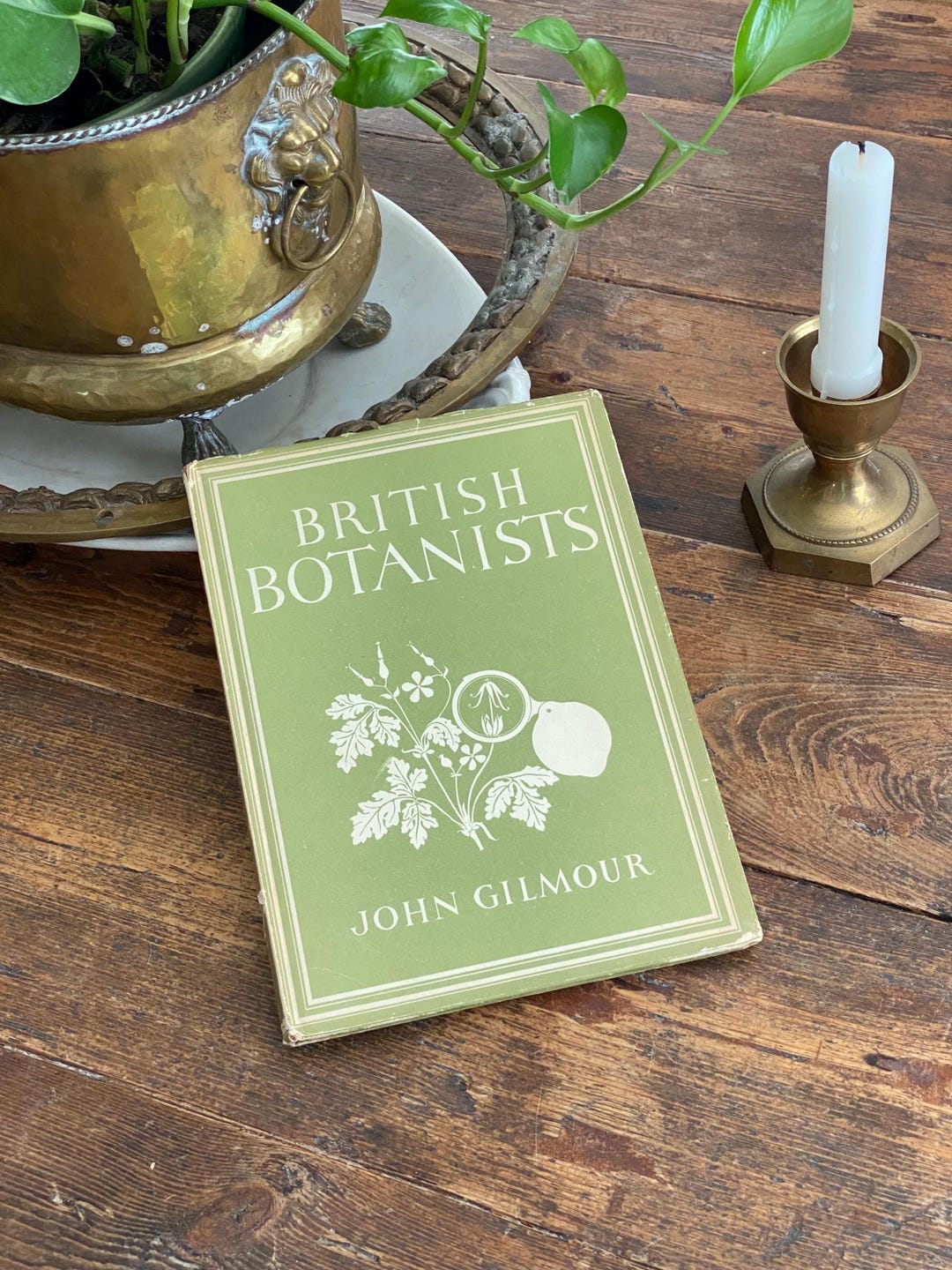 Fabulous British Botanists Book Vintage Decor for a Coffee Table Stack ...