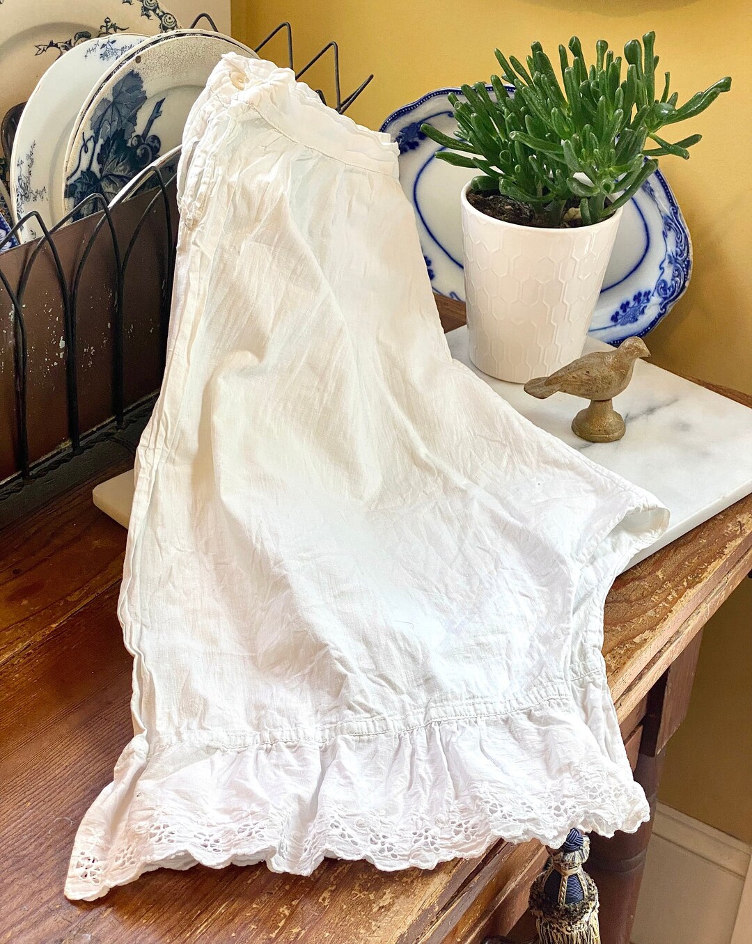 Fabulous Fun White Cotton Bloomers or Shorts Antique Decor or to Wear ...
