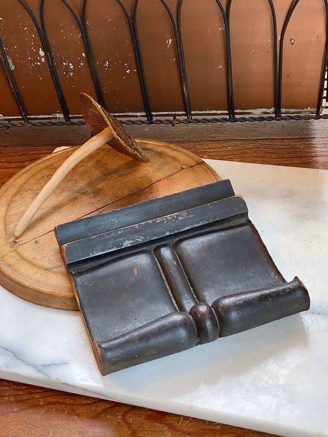 Beautiful Black Architectural Found Object That Fabulous Detail and ...