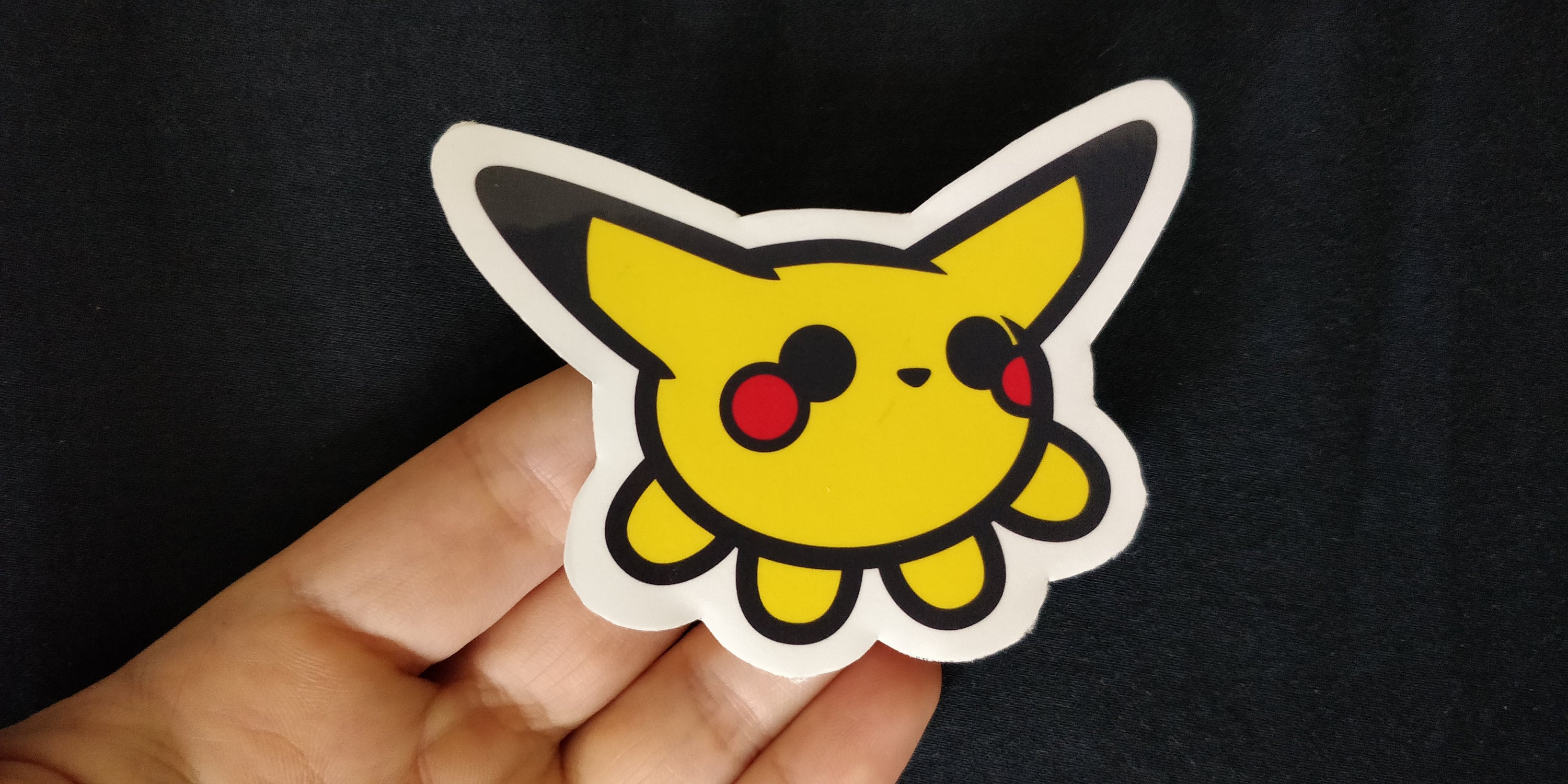 Pikachu pokemon octopus large sticker | Etsy