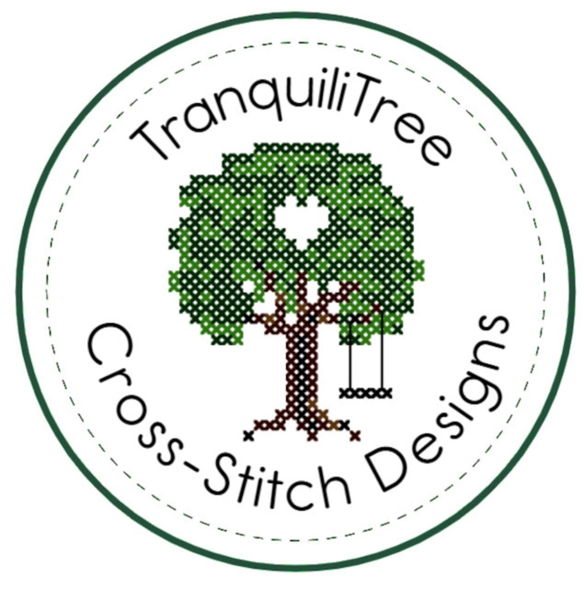 Green Cross Stitch Cross Stitch Pattern PDF He Tends His - Etsy