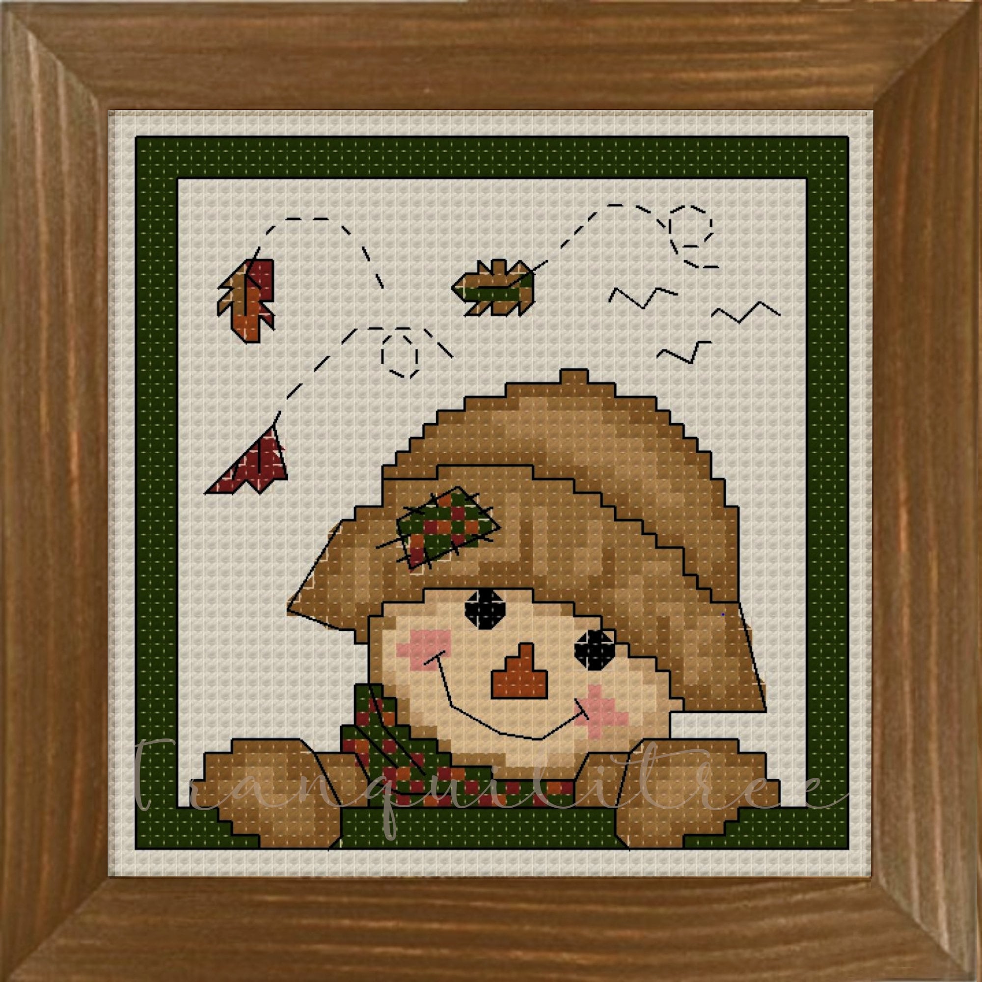 Primitive Cross Stitch Cross-stitch PDF Pattern Download Autumn Cross ...