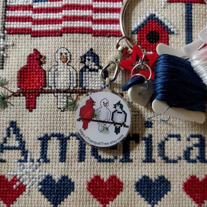 Cross Stitch Sampler Pattern - American Cross Stitch - Birds Cross ...