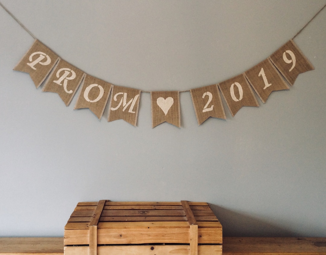 Prom Night Bunting Graduation Banner Photo Prop Vintage - Etsy